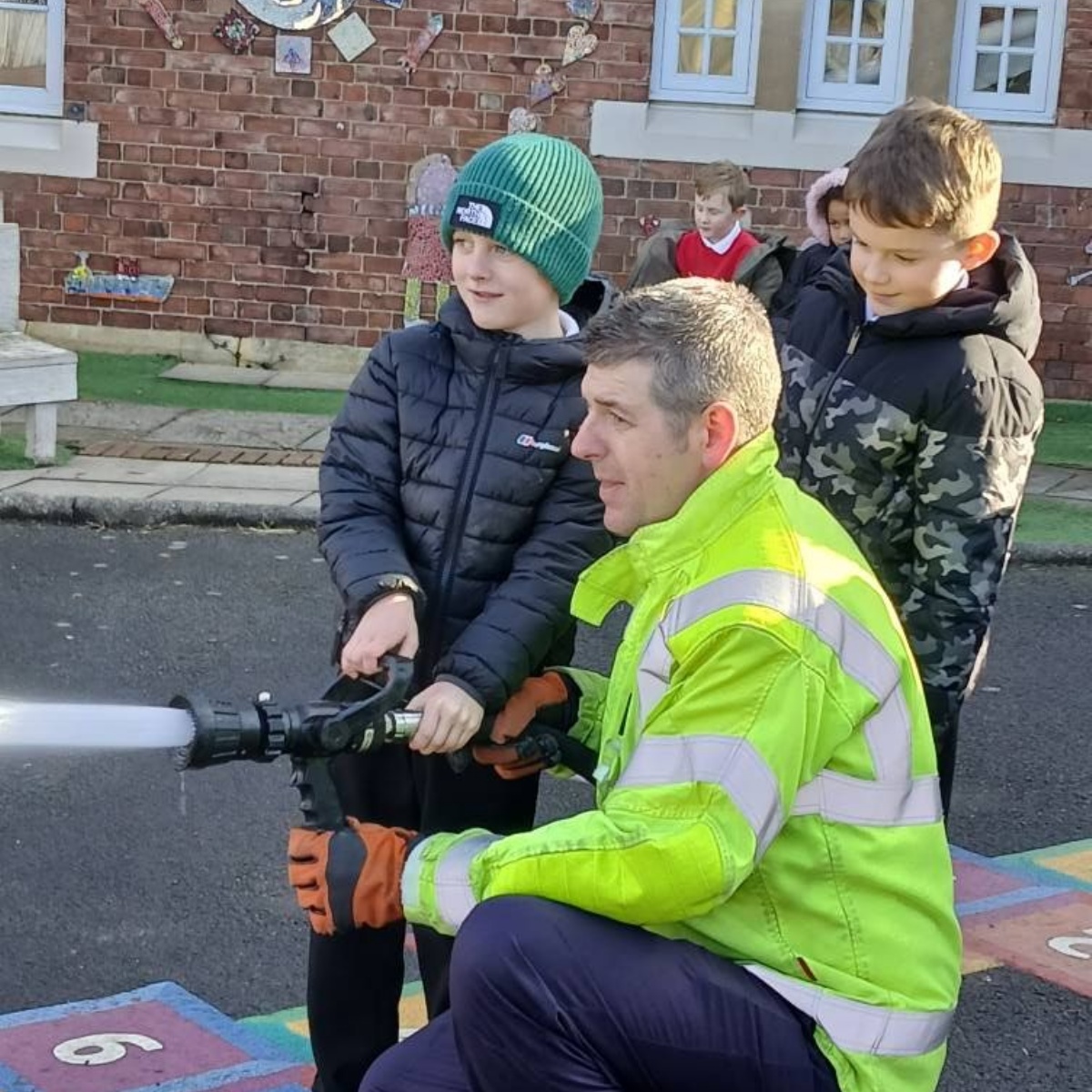 High Spen Primary School - Y2 Fire service visit